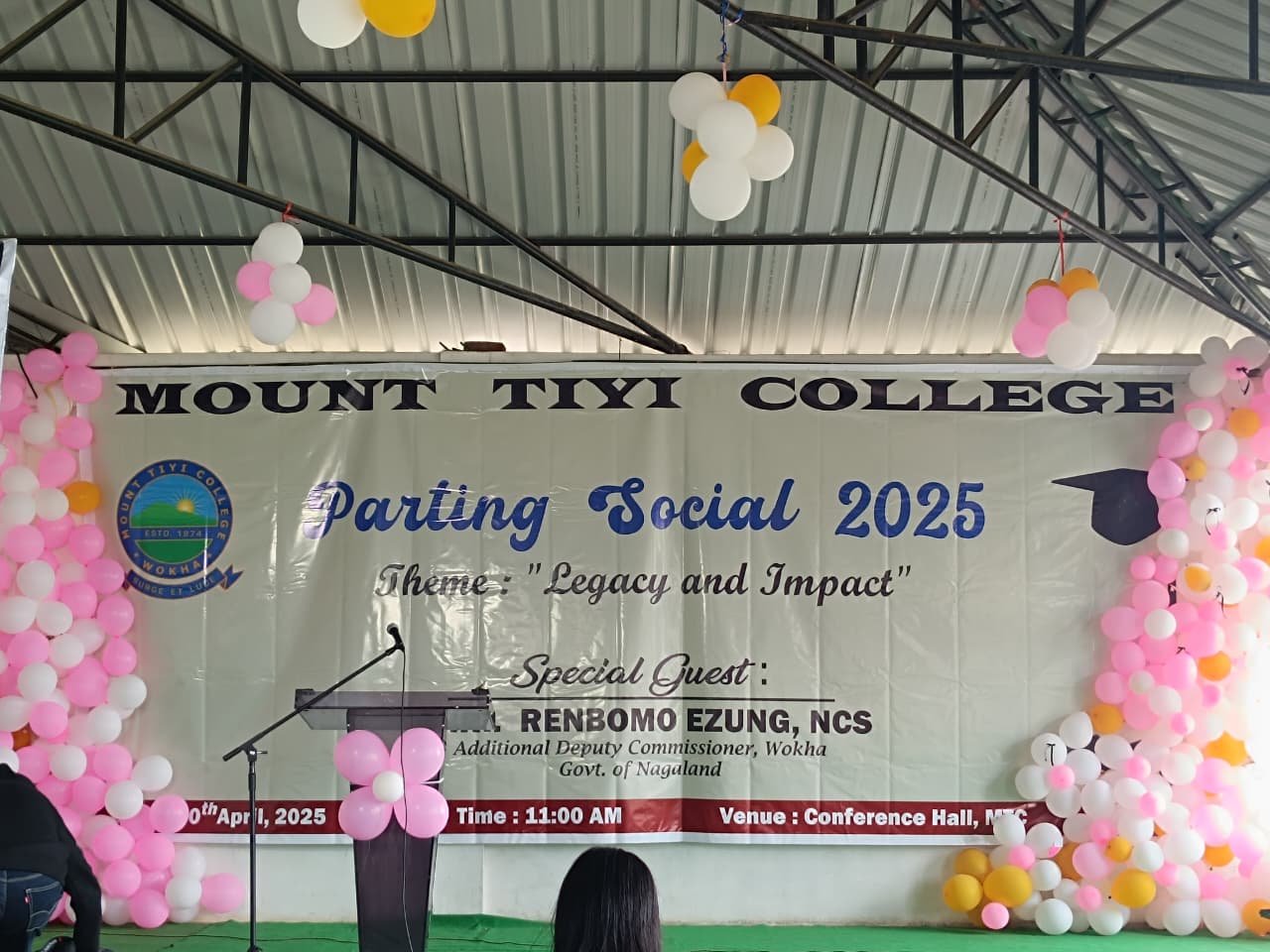MOUNT TIYI COLLEGE, WOKHA PARTING SOCIAL 2025 | Mount Tiyi College